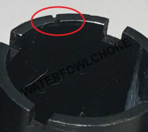 What does 1 line mean on a choke tube? - WaterfowlChoke