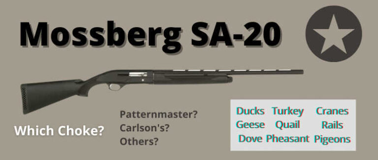 Optimal Waterfowl Chokes for the Mossberg SA-20 - WaterfowlChoke